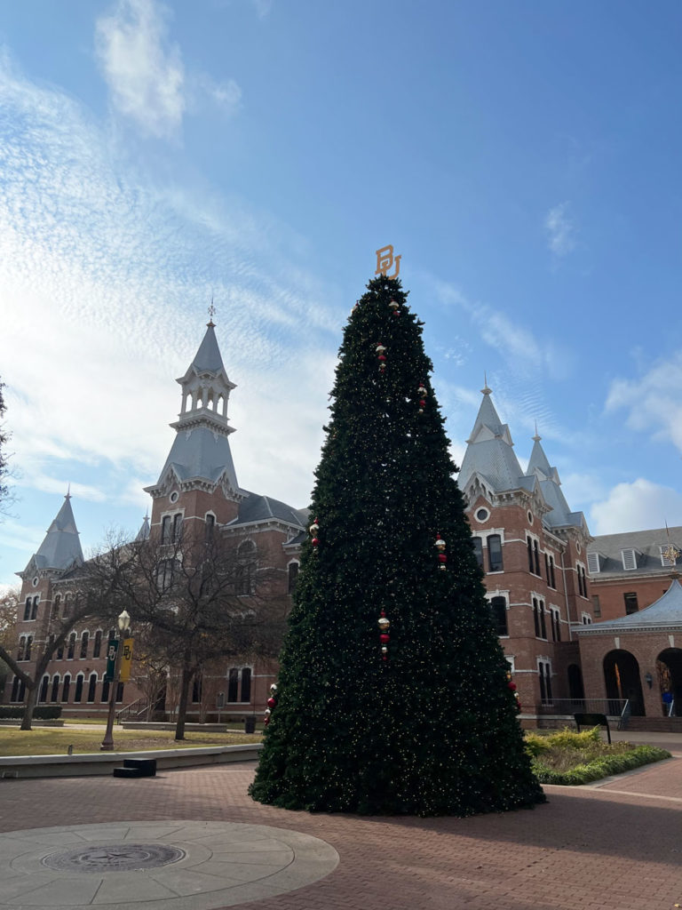 BaylorProud » A tour of Christmas trees across Baylor’s campus